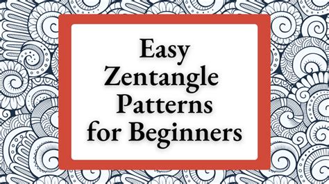 Easy Zentangle Patterns For Beginners Emilysuess Com