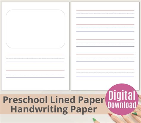 Notebook Paper For Kindergarten At Mary Reilly Blog