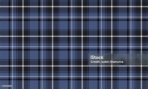 이음매 없는 격자 무늬 블루 네이비 화이트로 스커트 바지 셔츠와 같은 의상 디자인에 적합하며 클래식하고 우아하며 모던한 느낌을 동시에 줍니다 격자무늬에 대한 스톡 벡터 아트