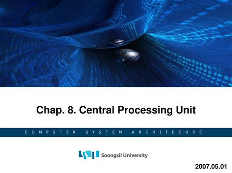 Ppt Chap 8 Central Processing Unit Powerpoint Presentation Free