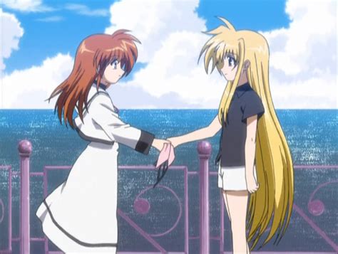 Mahou Shoujo Lyrical Nanoha Episodes 12 And 13 End A Sweet And