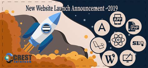 new website launch announcement 2019 crest infotech crest infotech