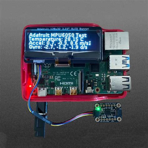 Adafruit 223 Monochrome Oled Bonnet For Raspberry Pi Australia