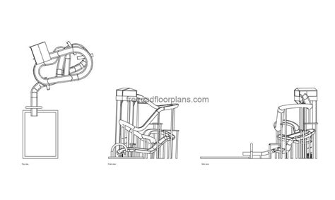 Water Slide Free Cad Drawings