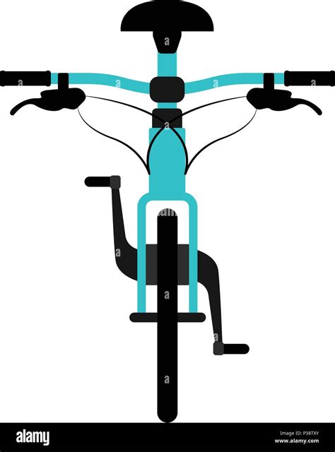 Front View Of A Bicycle Stock Vector Image And Art Alamy