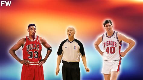 Referee Joey Crawford Dragged Scottie Pippen Off The Floor In The
