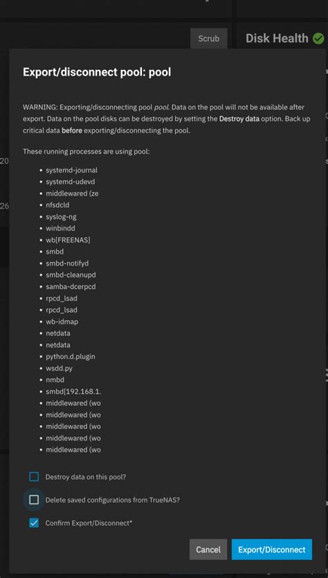 One Pool Lost VDEV TrueNAS Community