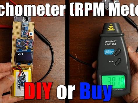 Diy Tachometer Rpm Meter