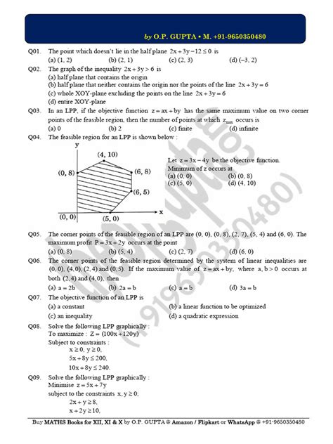 A4P-Linear Programming | PDF | Mathematical Optimization | Linear ...