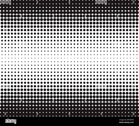 Halftone Transition Monochrome Dotted Pattern Vector Illustration Stock Vector Image And Art