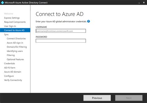 Setting Up Hybrid Identity With Ad Fs Through Azure Ad Connect The