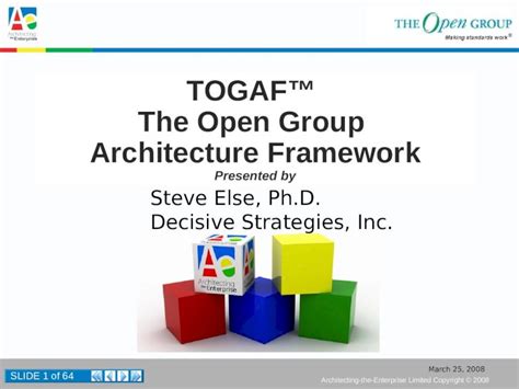 Ppt Understanding And Applying The Open Group Architecture Framework Togaf Dokumen Tips