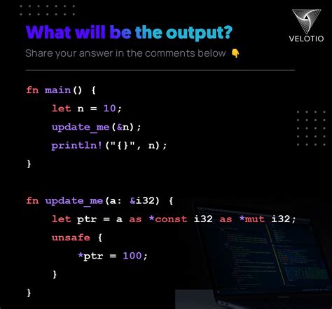 Velotio Technologies On Linkedin Fridayquiz Rust 36 Comments