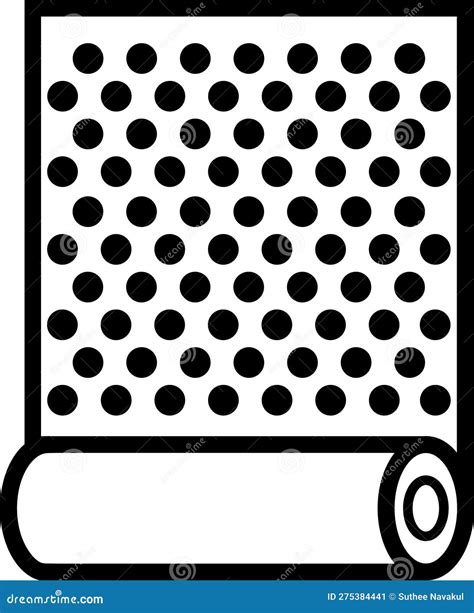 Wallpaper Icon On White Background Wallpaper Sign Roll Of Wallpaper