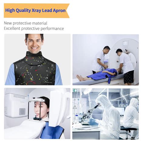 05mmpb Lead X Ray Apron Shields Protection Apron With Thyroid Lead Shield Col Ebay
