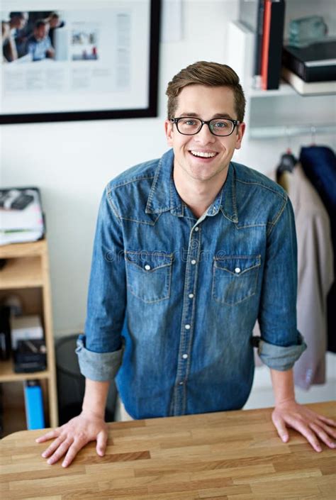 Enjoying Every Minute Of My Job Portrait Of A Young Male Designer