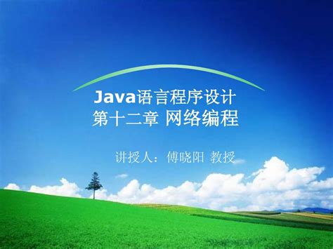 java程序设计课件 第十二章 网络程序设计 word文档在线阅读与下载 无忧文档