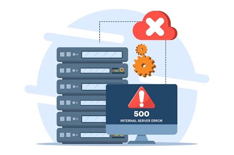 Premium Vector Vector Illustration Concept 500 Internal Server Error Or Website Error Or