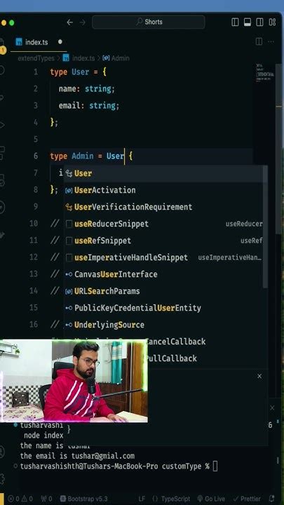 How To Extend Types In Typescript Typescript Javascript Hindi Youtube