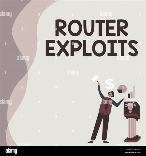 Hand Writing Sign Router Exploits Business Showcase Takes Advantage Of A Security Flaw In An