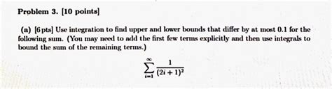 solved use integration to find upper and lower bounds that
