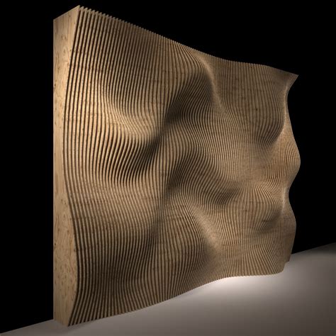 3d Parametric Wall Panel Model Turbosquid 1241556