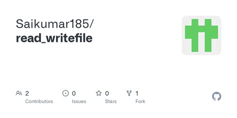 Github Saikumar185readwritefile