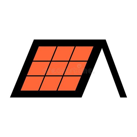 Solar Panel Icon Green Power Technology Ecology Alternative Energy