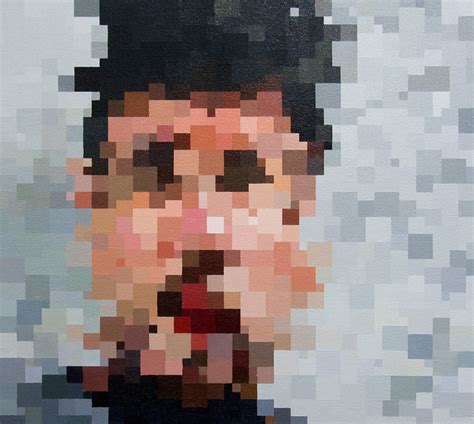 Self Portrait 1x4x9 Pixel Art New Media Art Pixel