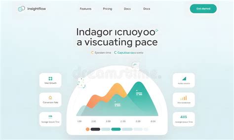 Insightflow Viscuating Pace Analytics Stock Illustration