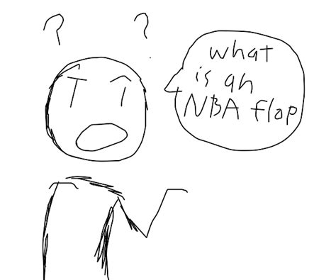 What Is An Nba Flop Drawception