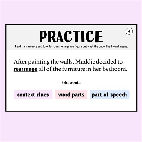 concepts in context multiple meaning words task cards — the speech express