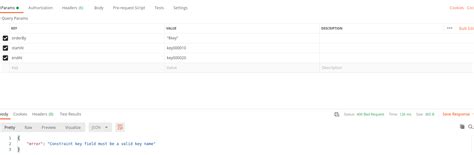 Javascript Axios Params Problem With Passing The Param Values In Quotes Paramvalue