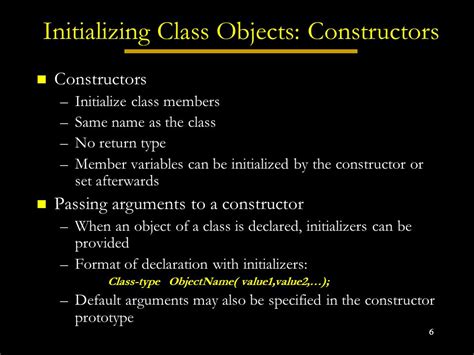 1 Constructors And Destructors Ying Wu Electrical Engineering