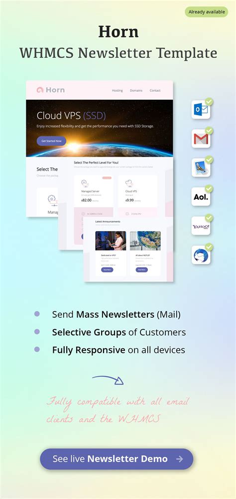 horn whmcs dashboard hosting theme code market