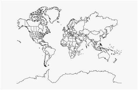 Blank Map Of The World With Us States Printable Map Of The Us