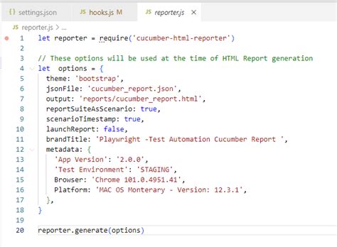 Unable To Parse Cucumberjs Output Into Json Error While Generating