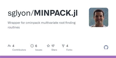 Github Sglyonminpackjl Wrapper For Cminpack Multivariate Root Finding Routines