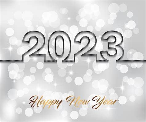 2023 새해 복 많이 받으세요 배경 프리미엄 벡터