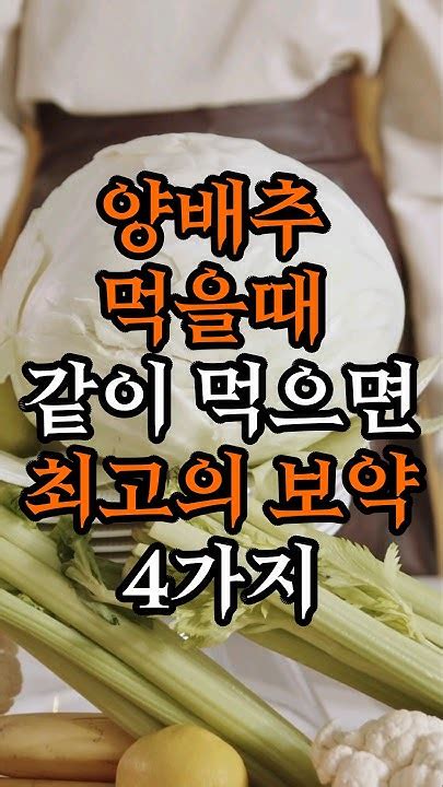 양배추와 궁합이 최고인 식품 4가지 Youtube