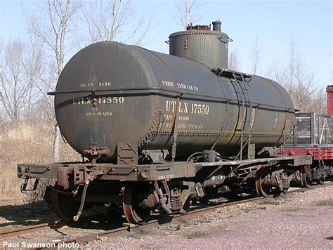 Utlx 17550 Tank Car Mid Continent Railway Museum
