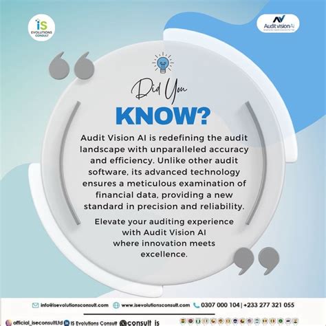 Audit Vision Ai Redefining The Audit Landscape With Accuracy And Efficiency Is Evolutions