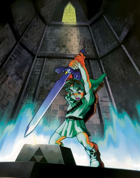 Master Sword Ocarina Of Time In Stone