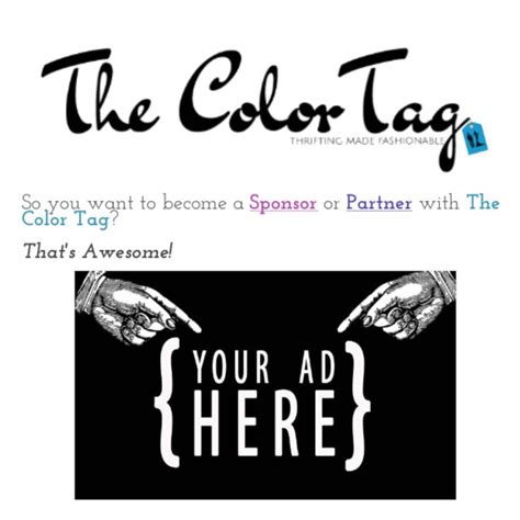 LETS PARTNER UP The Color Tag Would Love To Work With Other Fashion Bloggers If You May