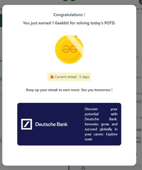 Day Problemsolving Geekstreak2024 Geeksforgeeks Deutschebank Problemsolving Subham Kumar
