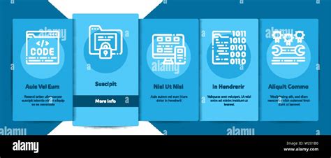 Coding System Vector Onboarding Stock Vector Image Art Alamy