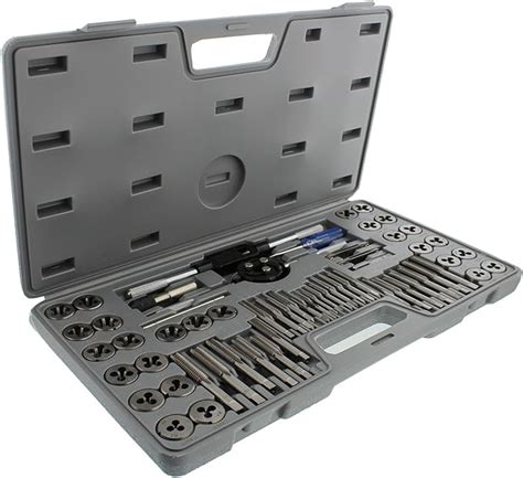 Abn Metric And Sae Standard Tap And Die 60 Piece Rethread Set