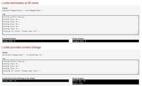 I Cant Find My Error With My Cs50p Cokepy Project Rcs50