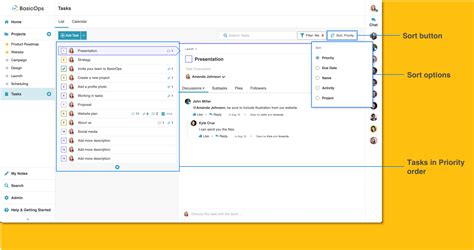 Using Filter And Sort Basicops Help Center