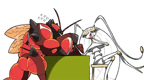 Pheromosa And Buzzwole Pokemon Drawn By Blacknirrow Danbooru